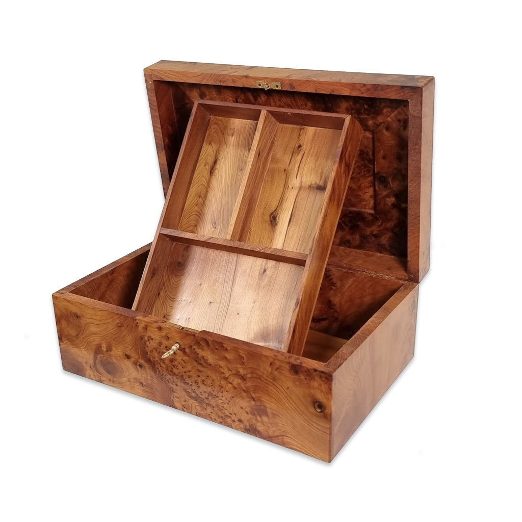 Timsal Thuya Wood Jewelry Box – Moroccan Interior
