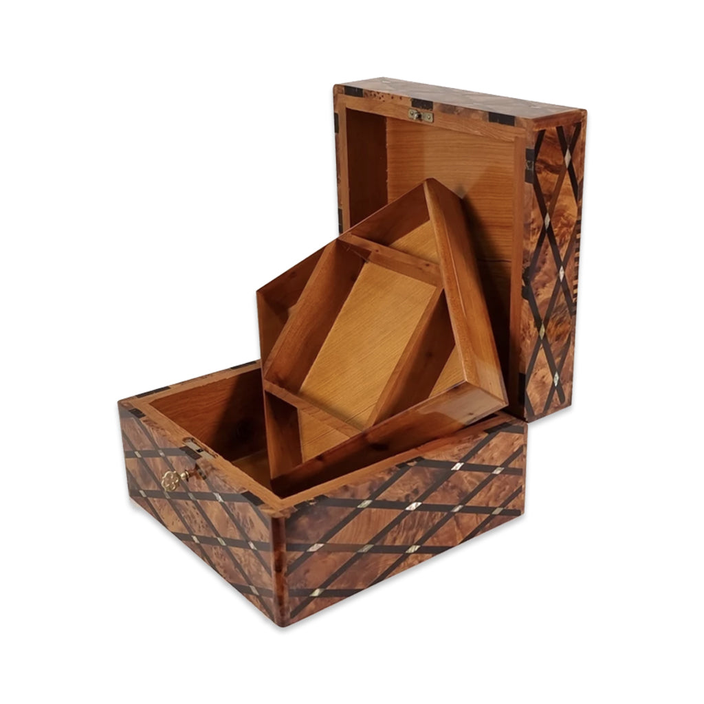 Itran Thuya Wood Jewelry Box – Moroccan Interior